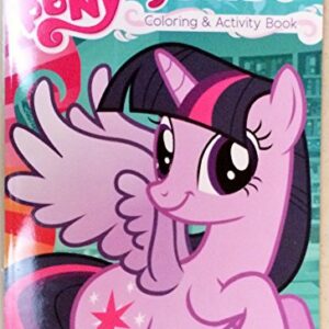 My Little Pony Jumbo Coloring & Activity Book 4 Pack - Pinkie Pie, Twilight Sparkle, Rainbow Dash & Fluttershty