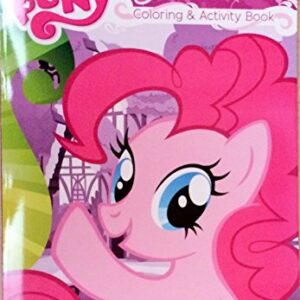 My Little Pony Jumbo Coloring & Activity Book 4 Pack - Pinkie Pie, Twilight Sparkle, Rainbow Dash & Fluttershty