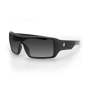 bobster paragon ®, matte black frame, smoked lens