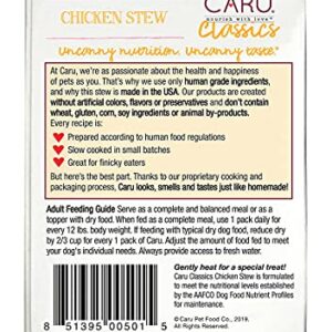 Caru Classics Chicken Stew for Dogs, Natural Adult Wet Dog Food With Added Vitamins & Minerals, Free From Grain, Wheat And Gluten (Case of 12)