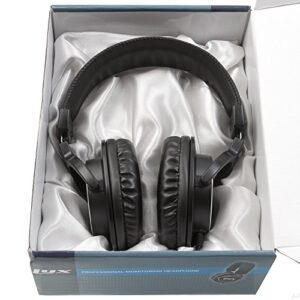 LyxPro HAS-10 Closed Back Over Ear Professional Studio Monitor and Mixing Headphones,Music Listening,Piano,Sound Isolation, Lightweight and Flexible