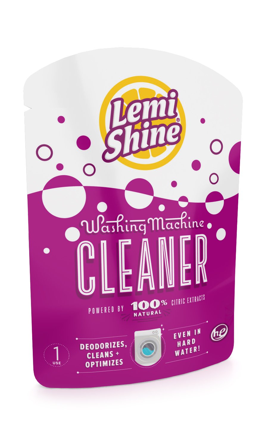 Lemi Shine Washing Machine Cleaner, Restore Performance, Biodegradable Ingredients (1 Count)