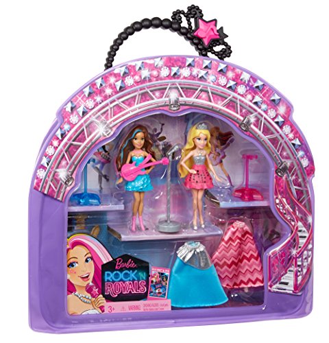 Barbie in Rock N Royals Doll and Vinyl Bag Gift Set