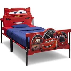 Delta Children Plastic 3D-Footboard Twin Bed, Disney/Pixar Cars