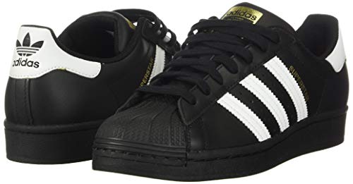 adidas Originals Men's Superstar Shoe Running White/Black, ((18 M US)