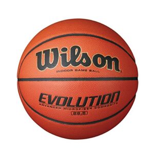 wilson evolution intermediate basketball - 28.5" with retail packaging