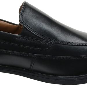 Clarks Men's Tilden Free Loafer, Black Leather, 12