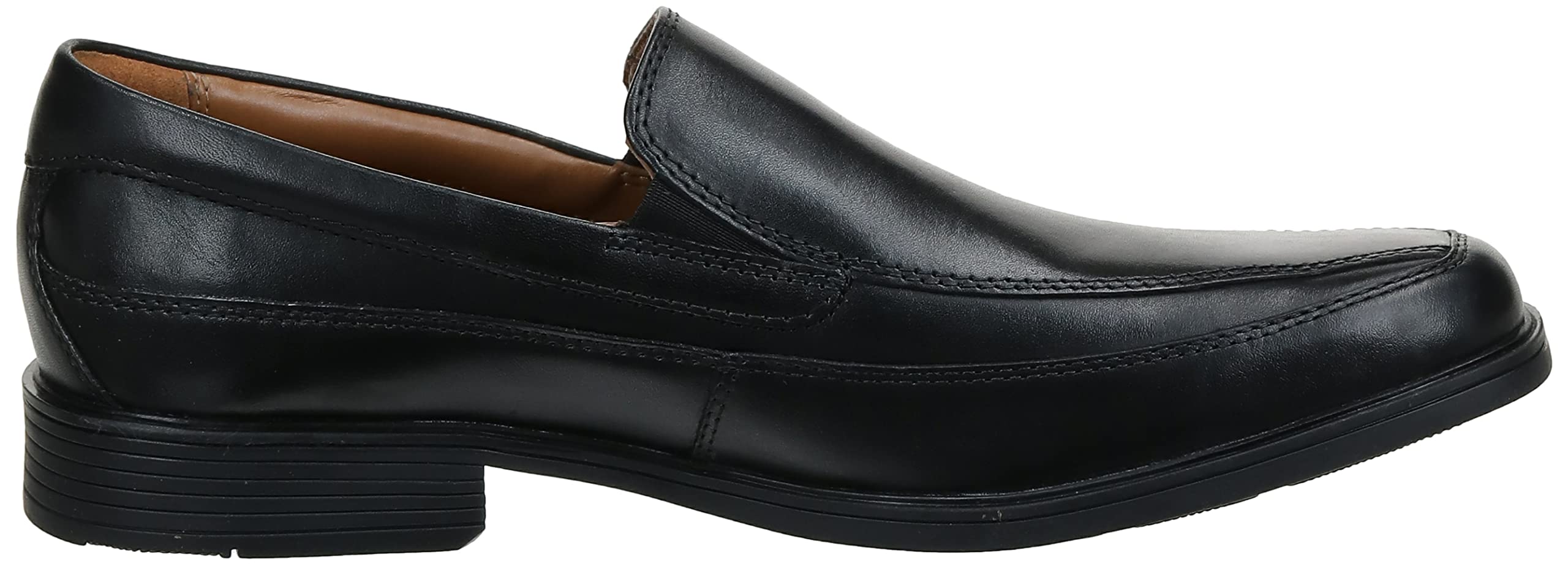 Clarks Men's Tilden Free Loafer, Black Leather, 12