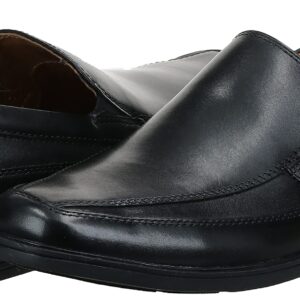 Clarks Men's Tilden Free Loafer, Black Leather, 12