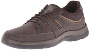 rockport men's get your kicks blucher, brown, 11.5 wide