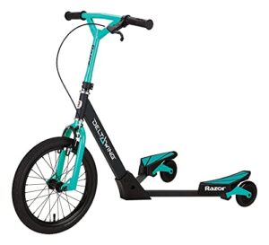 razor deltawing scooter black/mint green, one size