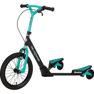 Razor DeltaWing Scooter Black/Mint Green, One Size