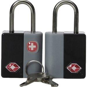 Swiss Gear Travel Key Locks & Luggage Tags - Set of 2 Each