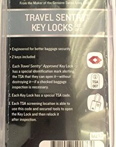 Swiss Gear Travel Key Locks & Luggage Tags - Set of 2 Each