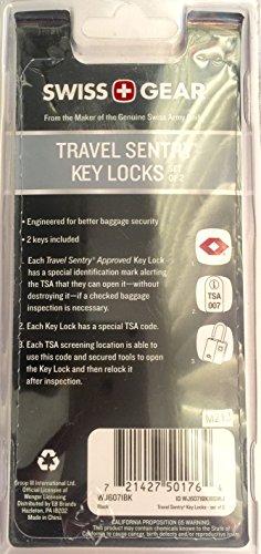 Swiss Gear Travel Key Locks & Luggage Tags - Set of 2 Each