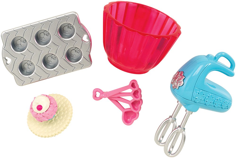 Barbie Cupcake Baking Set Doll House Accessory Pack