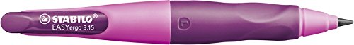 Handwriting Pencil - STABILO EASYergo 3.15 - Left Handed - Pink/Lilac + Sharpener