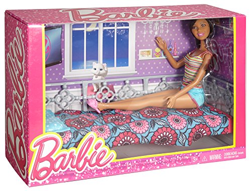 Barbie African-American Doll and Bedroom Playset