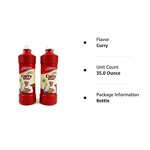 Zeisner Curry Ketchup - 2 Bottle Bundle (PACK OF 2)