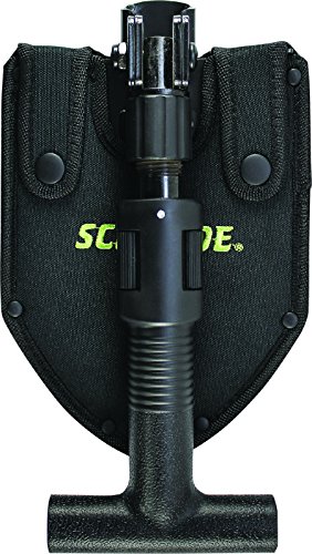 Schrade Pay Dirt Shovel with Folding Capabilities for Outdoor Exploring