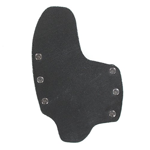 NT Hybrid IWB Black Carbon Fiber & Leather Holster (Right-Hand, for Glock 17,19,22,23,25,26,27,28,31,32,34,35,41)