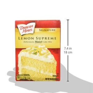 Duncan Hines Signature Cake Mix Bundle - Strawberry Supreme, Orange Supreme, Lemon Supreme 16.5oz (Pack of 3 Boxes) by Duncan Hines Signature