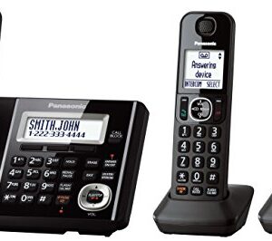 Panasonic KX-TGF343B DECT 3-Handset Landline Telephone