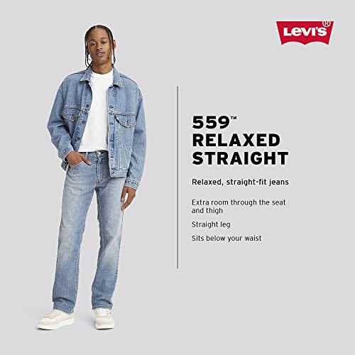 Levi's Men's 559 Relaxed Straight Fit Jean - 38W x 30L - Navarro - Stretch