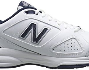 New Balance Men's 623 V3 Casual Comfort Cross Trainer, White/Navy, 10.5 Wide