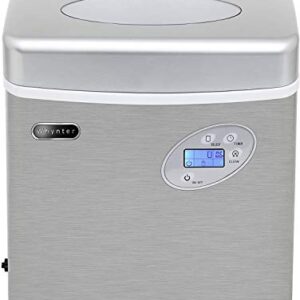 Whynter IMC-491DC Portable 49lb Capacity Stainless Steel with Water Connection Ice Makers, One Size