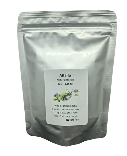 Alfalfa - Medicago Sativa Loose Leaf c/s 100% from Nature (1 oz)