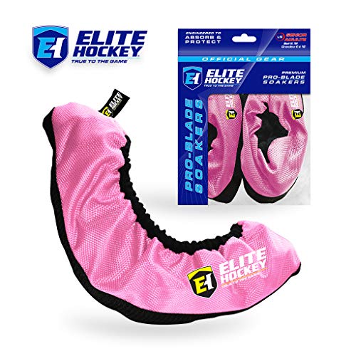 Elite Hockey, Pro-Blade Soakers, Neon Pink, Youth/Small, up to size 13 youth