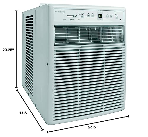 FRIGIDAIRE FFRS1022R1 10000 BTU 115-volt Slider/Casement Room Full-Function Remote Control Window Air Conditioner, 10,000, White