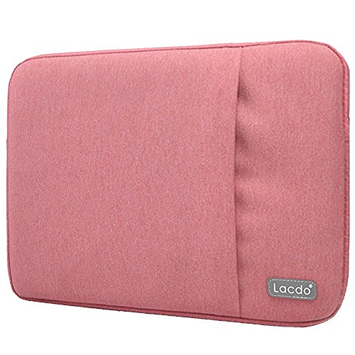 Lacdo Laptop Sleeve for Women, Laptop Sleeve Case for 14 inch New MacBook Pro M2 / M1 Pro Max A2779 A2442 2023-2021, Old 13 inch MacBook Air Pro, 13.5" Surface Book 3 2 1, Asus HP Dell Lenovo Bag,Pink