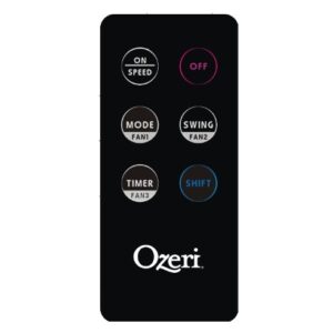 Ozeri 3x Tower Fan (44") with Passive Noise Reduction Technology, White