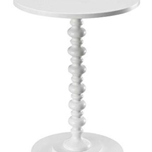 Convenience Concepts Palm Beach Spindle Table, White