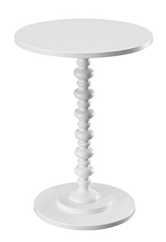 Convenience Concepts Palm Beach Spindle Table, White