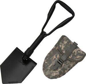 usgi us military original issue e-tool entrenching shovel with acu or multicam carrying case/pouch