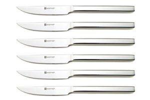 wusthof stainless six piece steak knife set