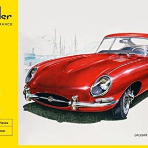 Heller 80709 Jaguar Type E 3L8 FHC Plastic Model Kit, 1:24 Scale