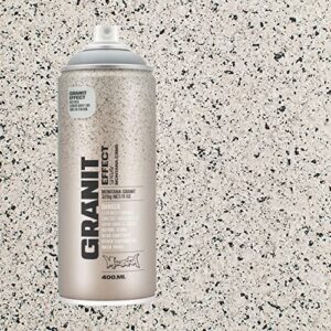 Montana Cans GRANIT EFFECT Spray Paint, 400ml, Light Grey, 13.5 Fl Oz (Pack of 1)