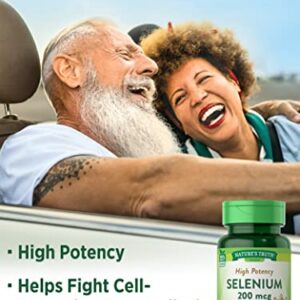 Nature's Truth Selenium 200 mcg Supplements, 100 Count