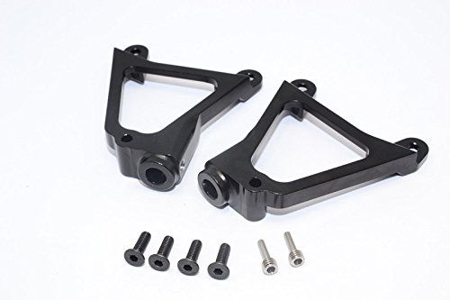 GPM For Vaterra K5 Blazer Ascender Upgrade Parts Aluminum Rear Shock Tower - 2Pcs Set Black