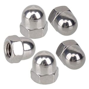 RDEXP 304 Stainless Steel Acorn Dome Cap Head Hex Nuts Pack of 10 (M6)