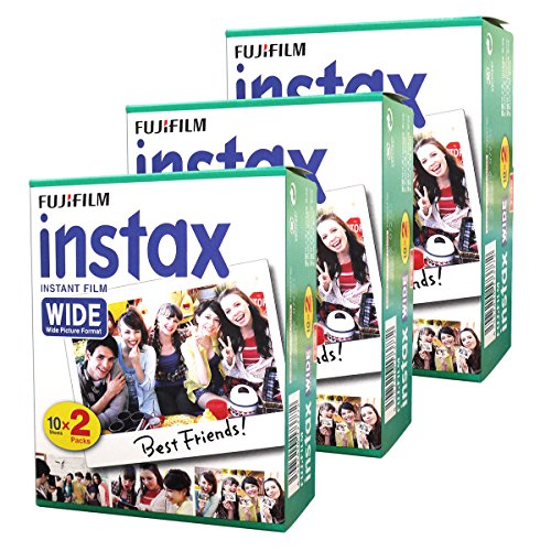 Fujifilm Instax Wide Instant 60 Film for Fuji Instax Wide 210 200 100 300 Instant Photo Camera