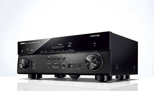 Yamaha RX-A550 5.1-Channel MusicCast AV Receiver with Built-In Wi-Fi and Bluetooth (Black), Works with Alexa