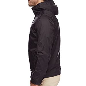 Tommy Hilfiger Men's Waterproof Breathable Hooded Jacket, Black, X-Large