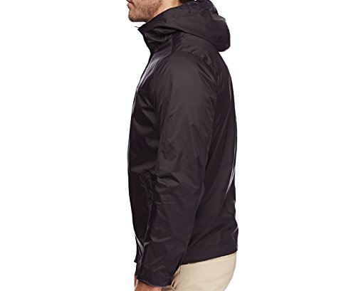 Tommy Hilfiger Men's Waterproof Breathable Hooded Jacket, Black, X-Large