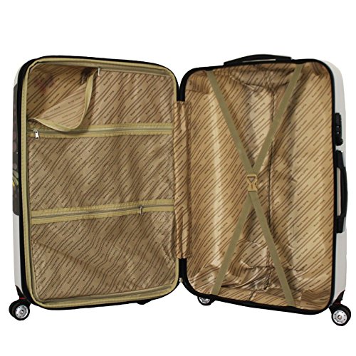 World Traveler Butterfly Luggage, 4-Piece Set