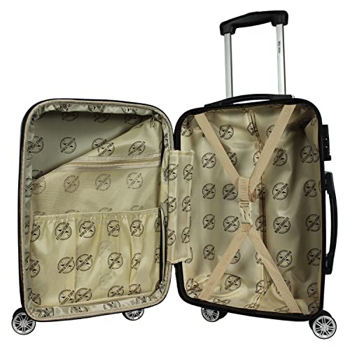 World Traveler Butterfly Luggage, 4-Piece Set